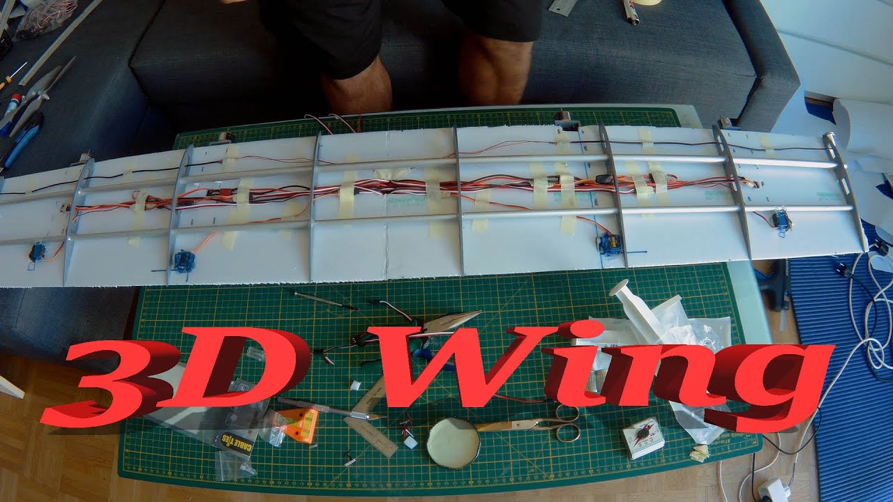 How to Build RC Wing Cargo Airplane with 3D Components - YouTube