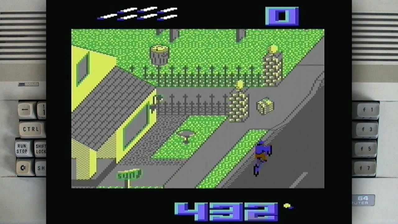 Paperboy on a Commodore 64 - YouTube