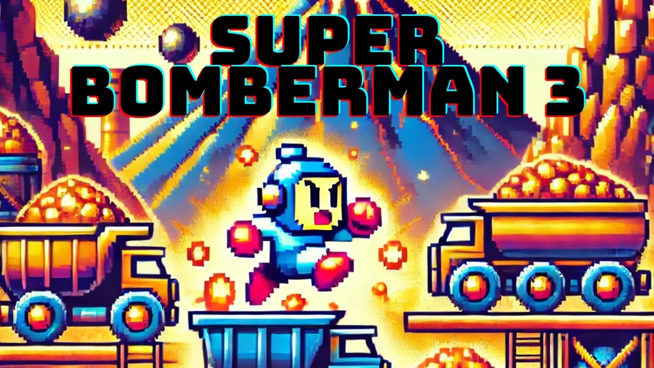 Super Bomberman 3: Explorando a Mina! Fase 2 com Itens Poderosos! - YouTube