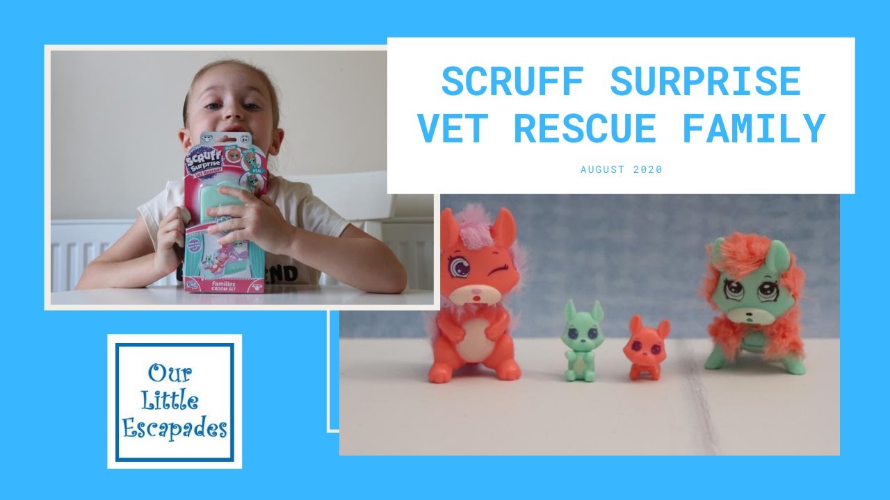 Scruff Surprise Vet Rescue Family - Dog Family Pack - New Scruff-a-Luvs ...