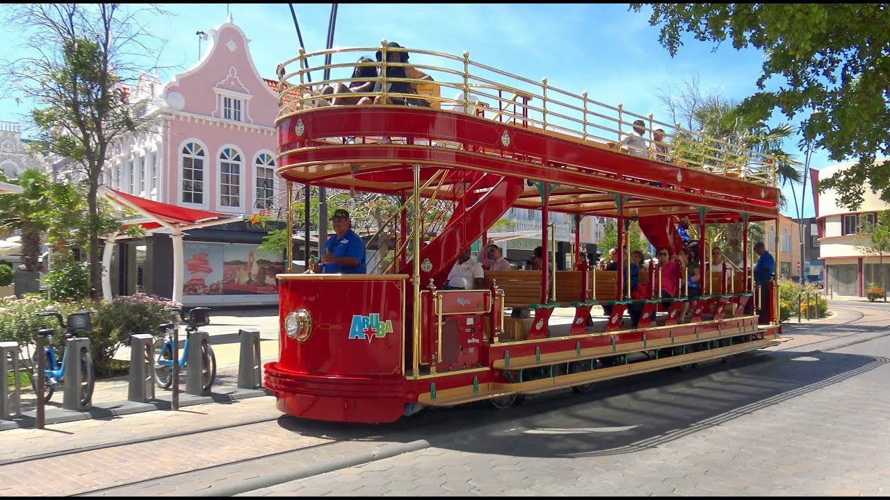 The Oranjestad Streetcar Aruba 4K - YouTube