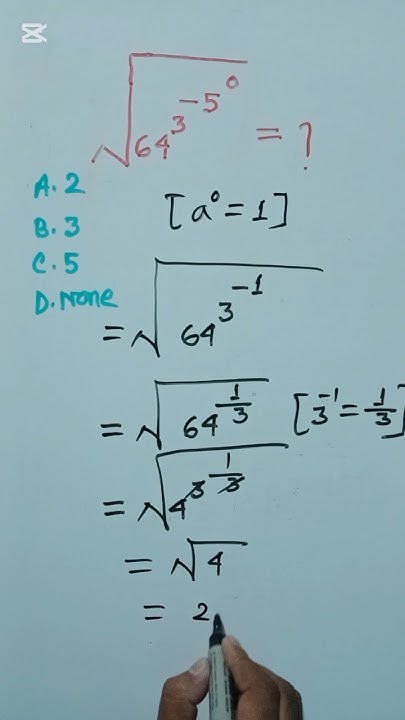 Nice Square Root Exponential math problem . - YouTube