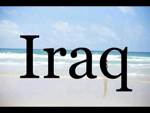 How To Pronounce Iraq🌈🌈🌈🌈🌈🌈Pronunciation Of Iraq - YouTube