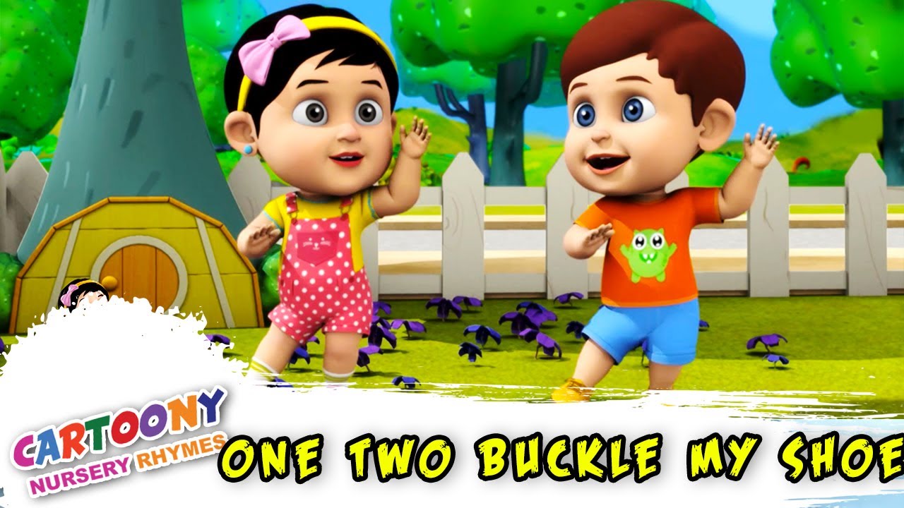 One Two Buckle My Shoe | Educational Rhymes For Kids | Learning Rhymes ...