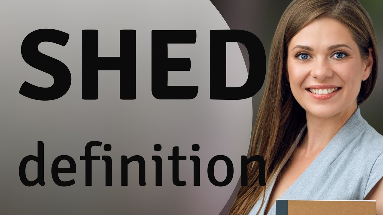 Shed — definition of SHED - YouTube