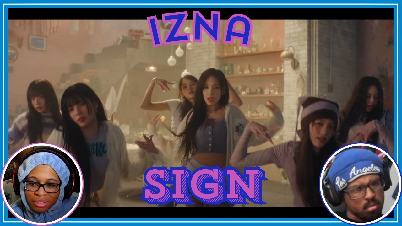 NEW GIRL GROUP ALERT | izna 'SIGN' MV | REACTION - YouTube