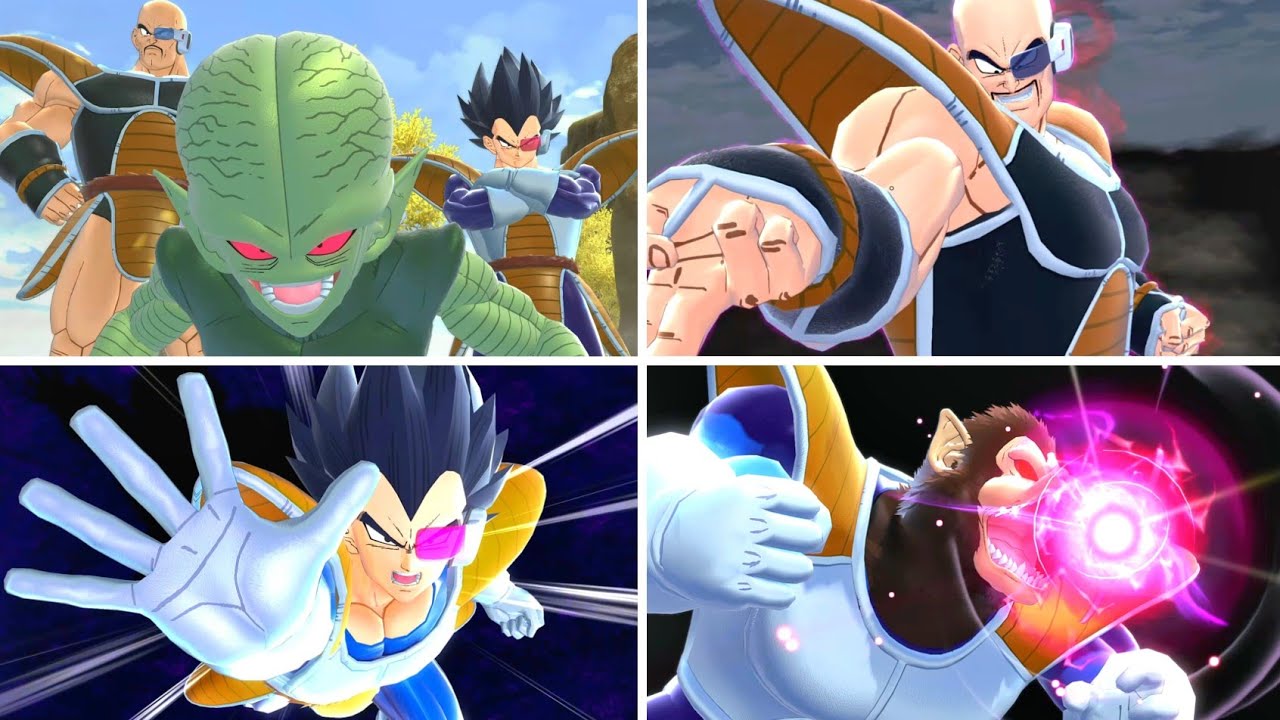 Dragon Ball: The Breakers Vegeta Moveset, Transformations & Cutscenes ...