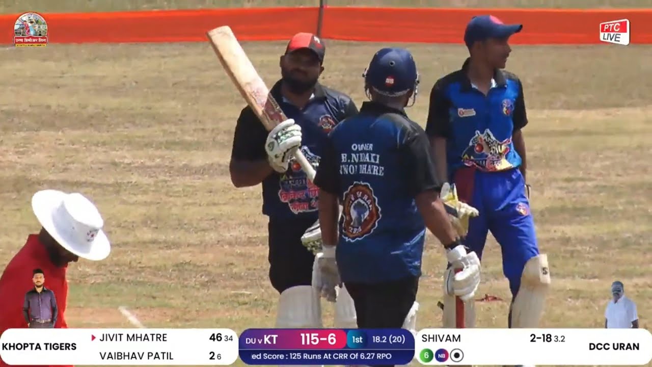 38 BALLS 68 RUNS BY JIVIT MHATRE CRAKING BATTING AT URAN TALUKA LETHER ...