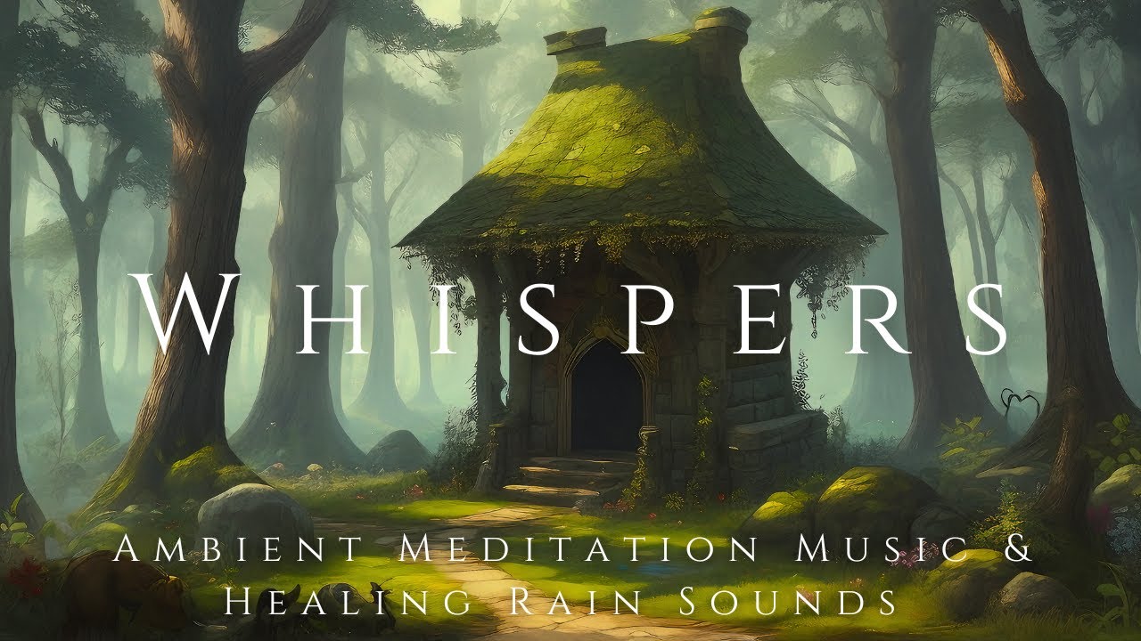 Whispers of the Woods🌿: Ambient Meditation Music & Healing Rain Sounds ...
