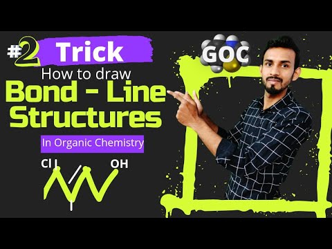 Trick/How to draw bond line structures organic chemistry | bond line ...