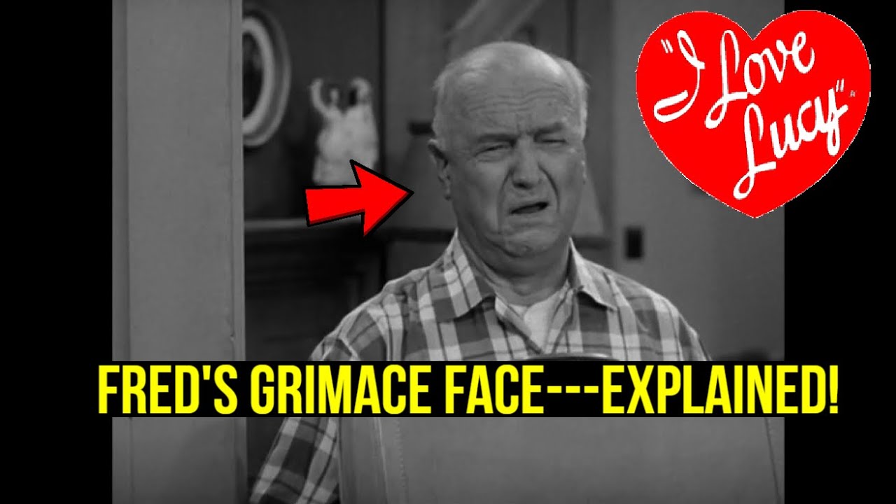 Fred Mertz's (Bill Frawley) Perfect GRIMACE Face on "I Love Lucy" - YouTube