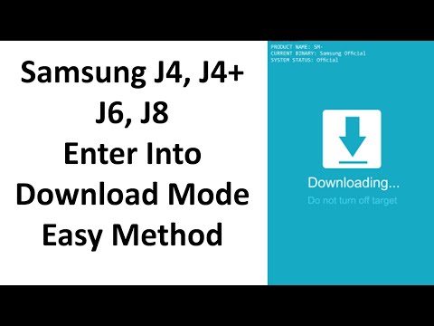 Samsung J4 / J4+ / J6 / J8 Enter Into Odin/Download Mode | Easy Step | Easy Method | GSM A-Z