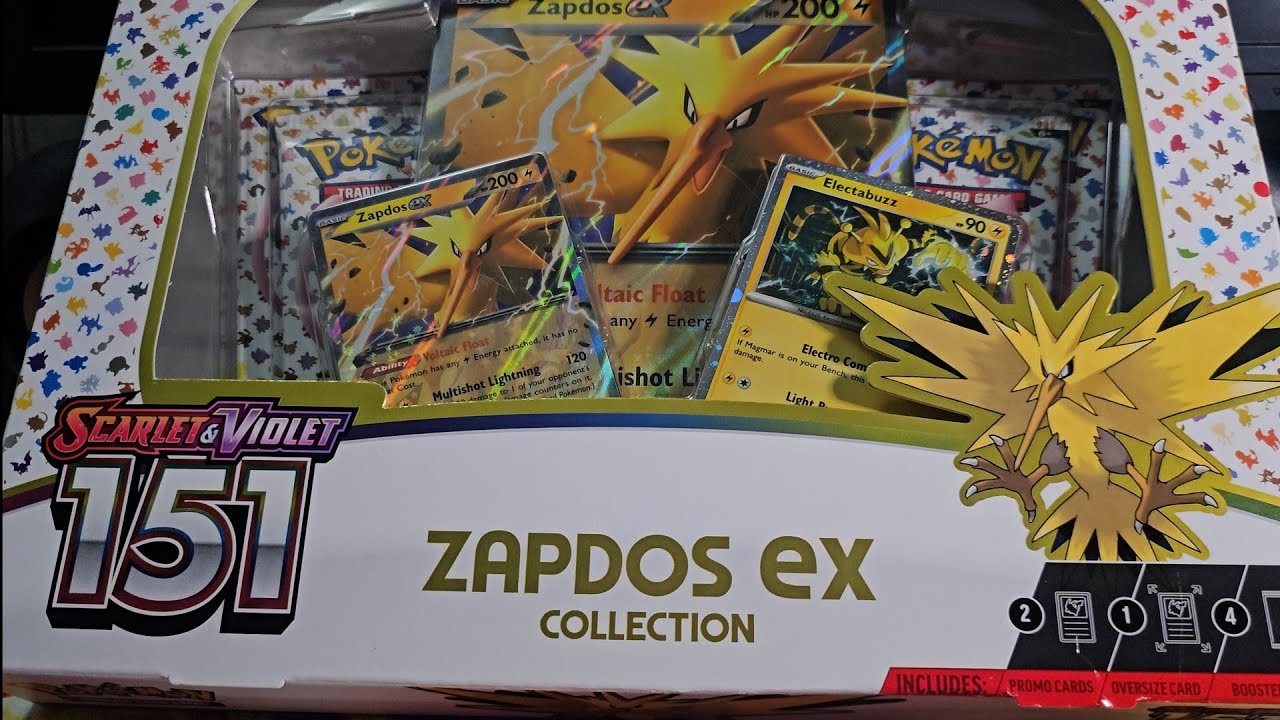 Opening a #151pokemon zapdos box. - YouTube
