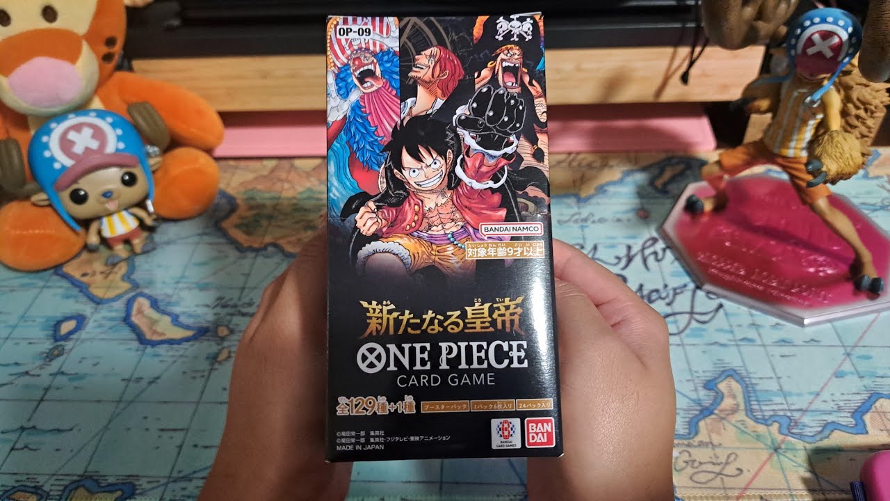 One Piece Unboxing OP-09 Booster Box The New Emperor JP Version - YouTube
