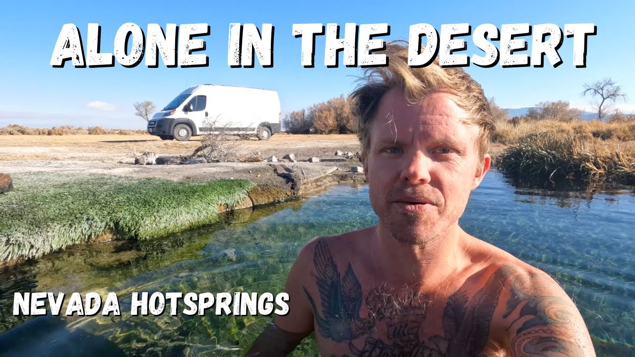 Nevada Hot Springs | Pyramid Lake | Vanlife in the Desert - YouTube