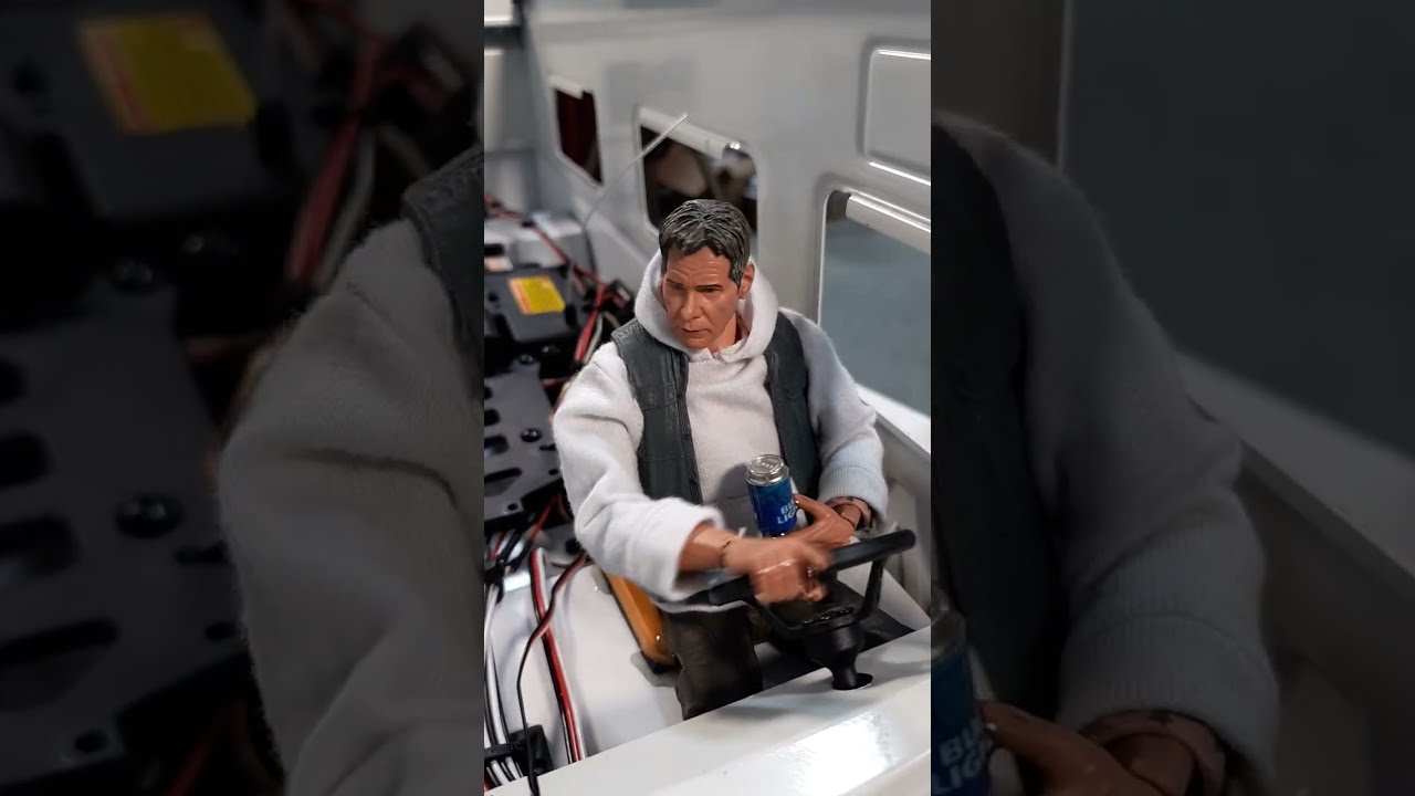 Motorized Drunk Action Figure In Nitro RC Motorhome - YouTube