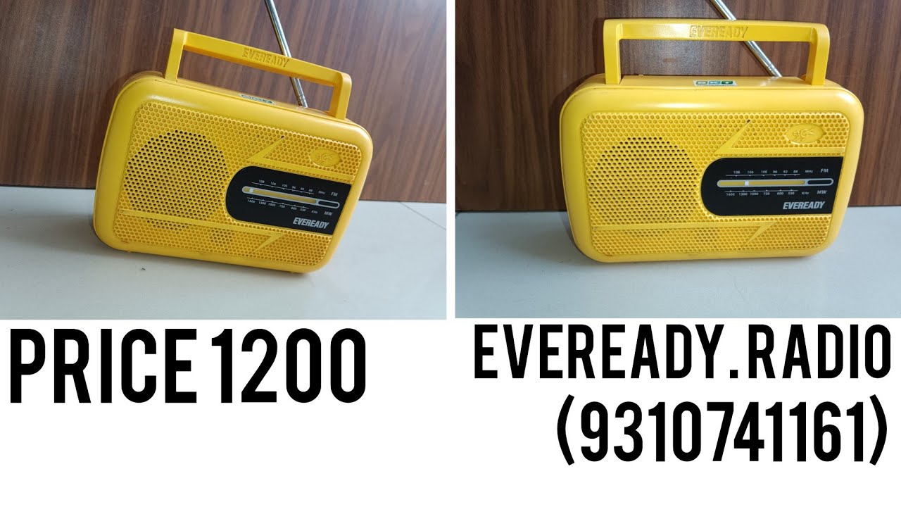 PRICE 1200 (9310741161) EVEREADY RADIO FM / MW - YouTube
