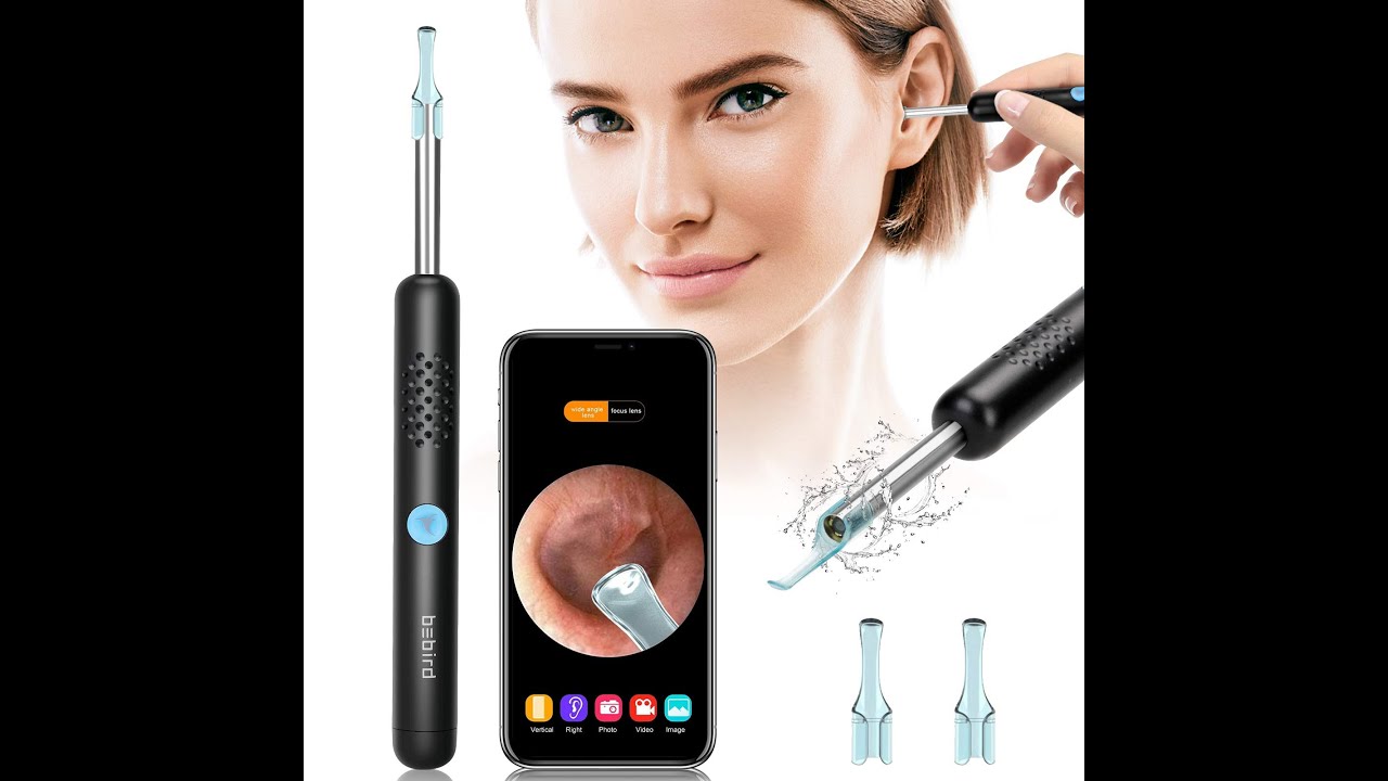 Smart Ear Wax Removal Tool With Camera LED Light Wireless Ear Endoscope ...