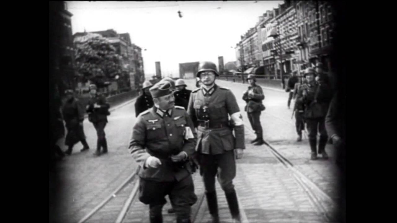 Bombardement Rotterdam 1940: Wochenschau overgave Noordereiland - YouTube