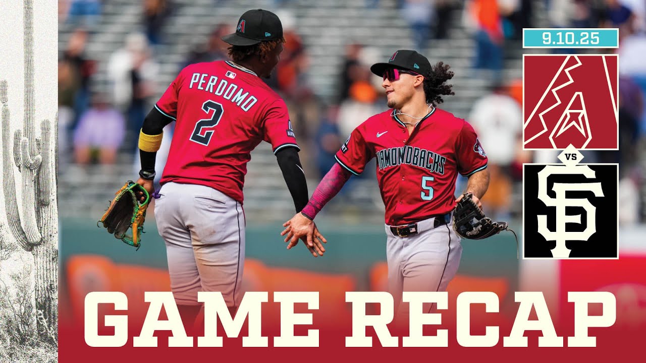 D-backs vs. Giants Game Highlights (9/10/25) | MLB Highlights | Arizona ...