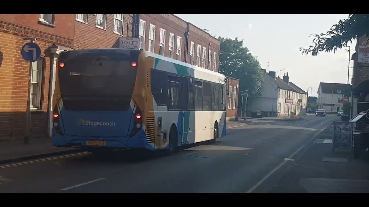 Here is the new livery stagecoach bus 37409 on the number 65 in Farnham ...