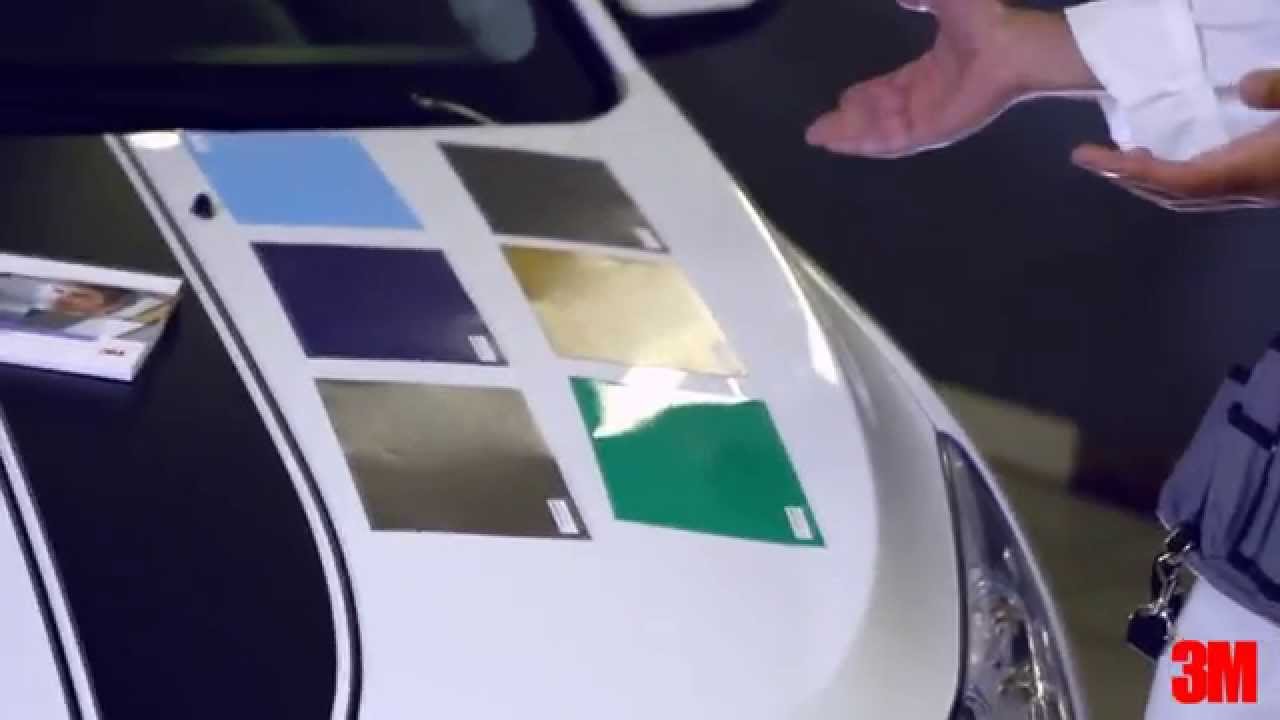 Варианты цветов пленки 3M Scotchprint 1080 - YouTube