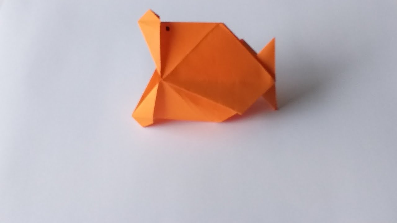 Easy Talking Fish Origami Tutorial | How to make a Sambo Box Origami ...