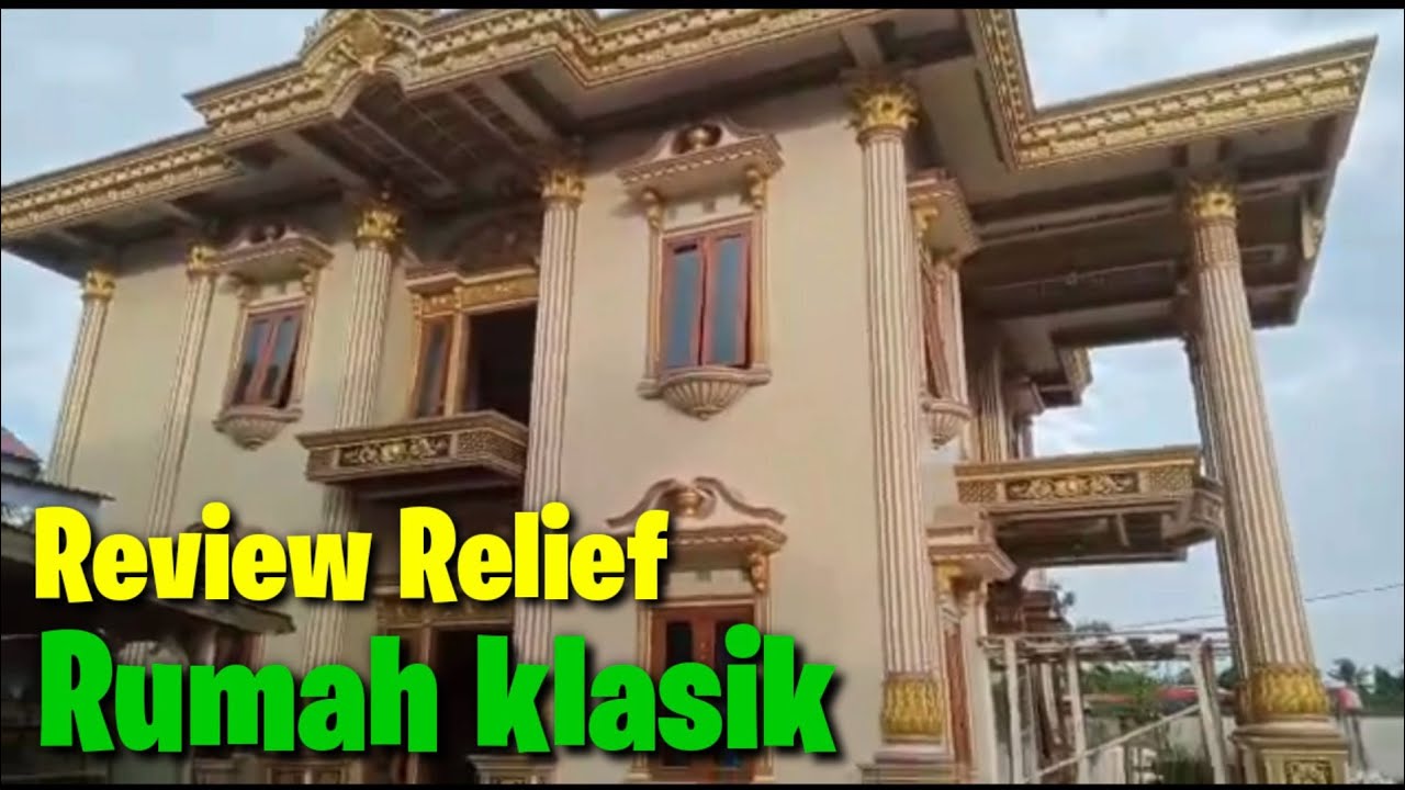 Relief beton rumah klasik - YouTube
