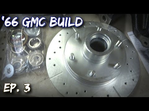 Bagged '66 GMC Build (Ep. 3) "Junebug" FRONT DISC BRAKES - YouTube