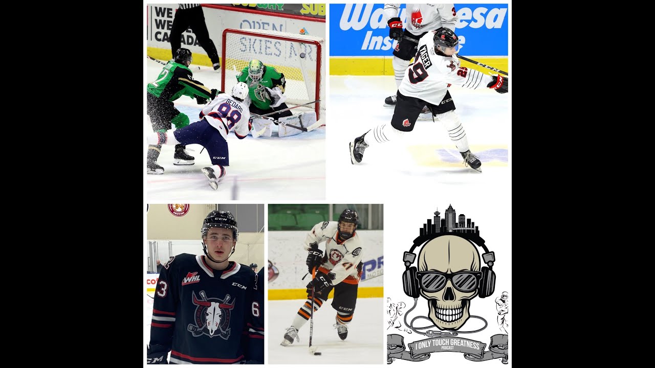 Connor Bedard, Brayden Yager, Riley Heidt and Kalan Lind Interview ...