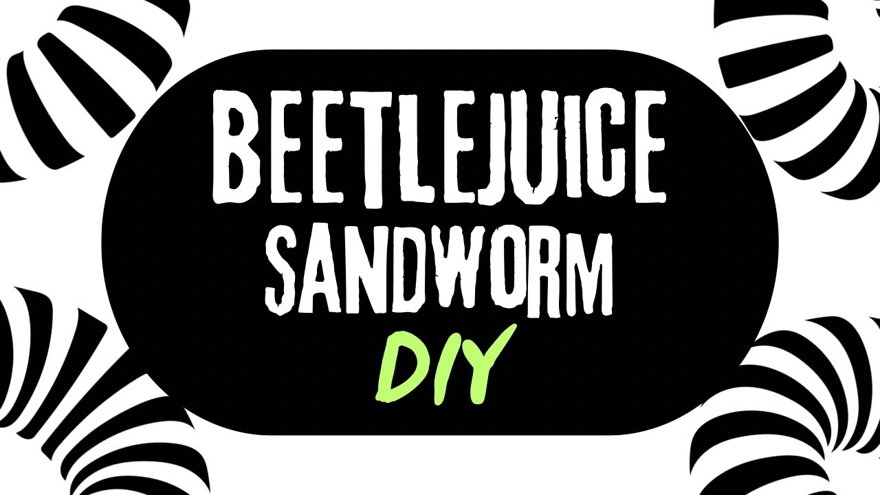 I Created a MONSTROUS Beetlejuice Sandworm from a POOL NOODLE! - YouTube
