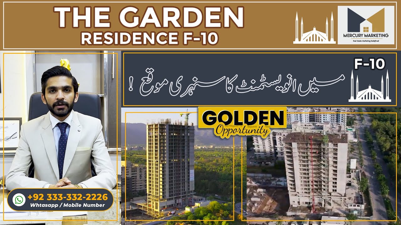 The Garden Residence F10 Islamabad | Luxury High-Rise Apartments in the ...