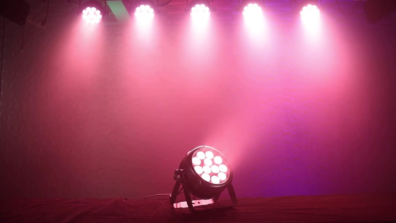 Aton lighting # PRO SLIM PAR HEX 12 RGBWAUV IP65 - YouTube