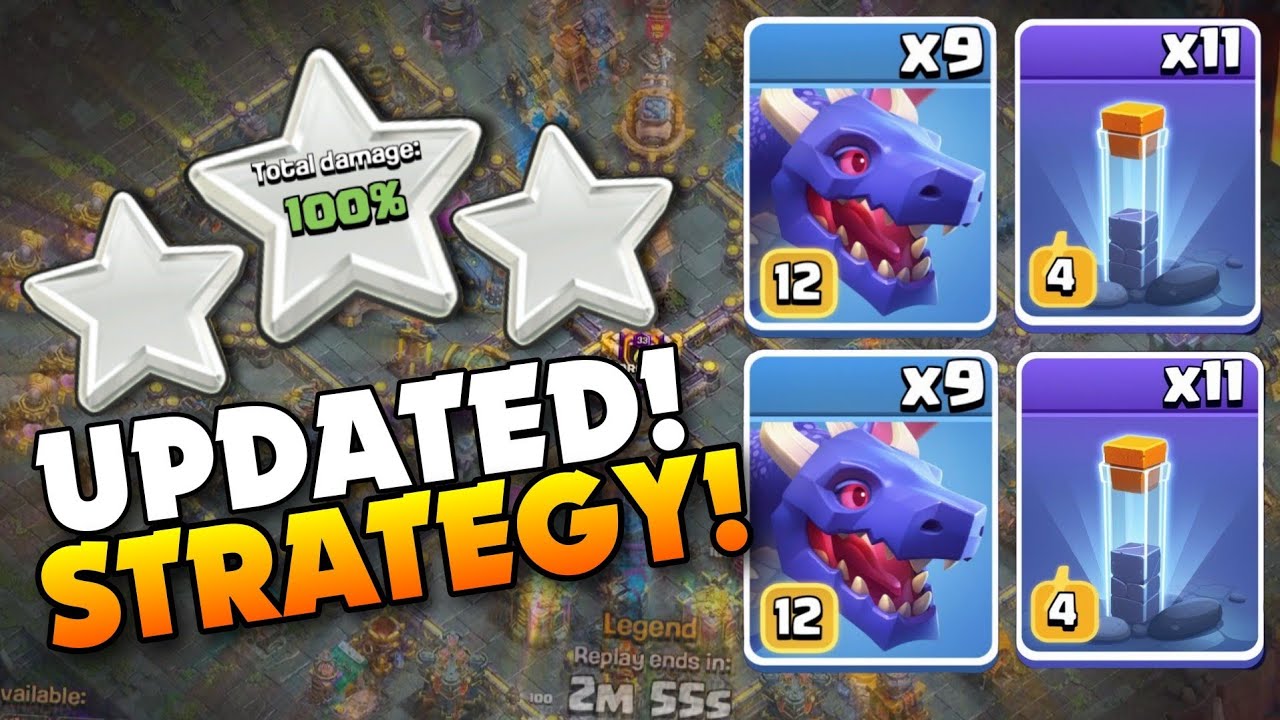 MASS DRAGON TH18 VERY EASY ATTACK STRATEGY| TH18 BEST ATTACK STRATEGY ...