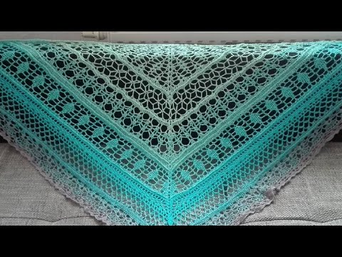 edlothıa shawl part 2 tığ işi şal modeli ve yapılışı