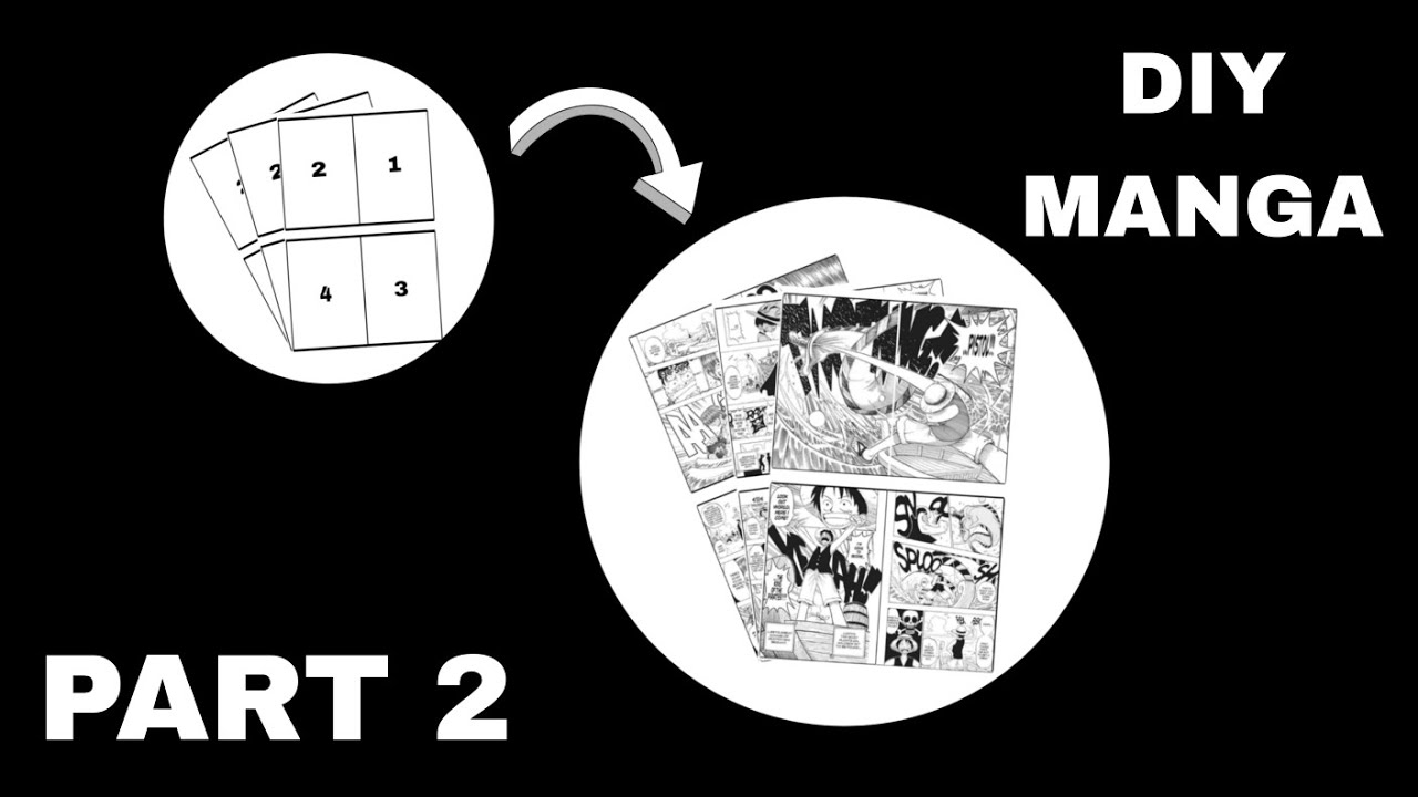 How I printed and made manga part 2 ... | DIY MANGA - YouTube