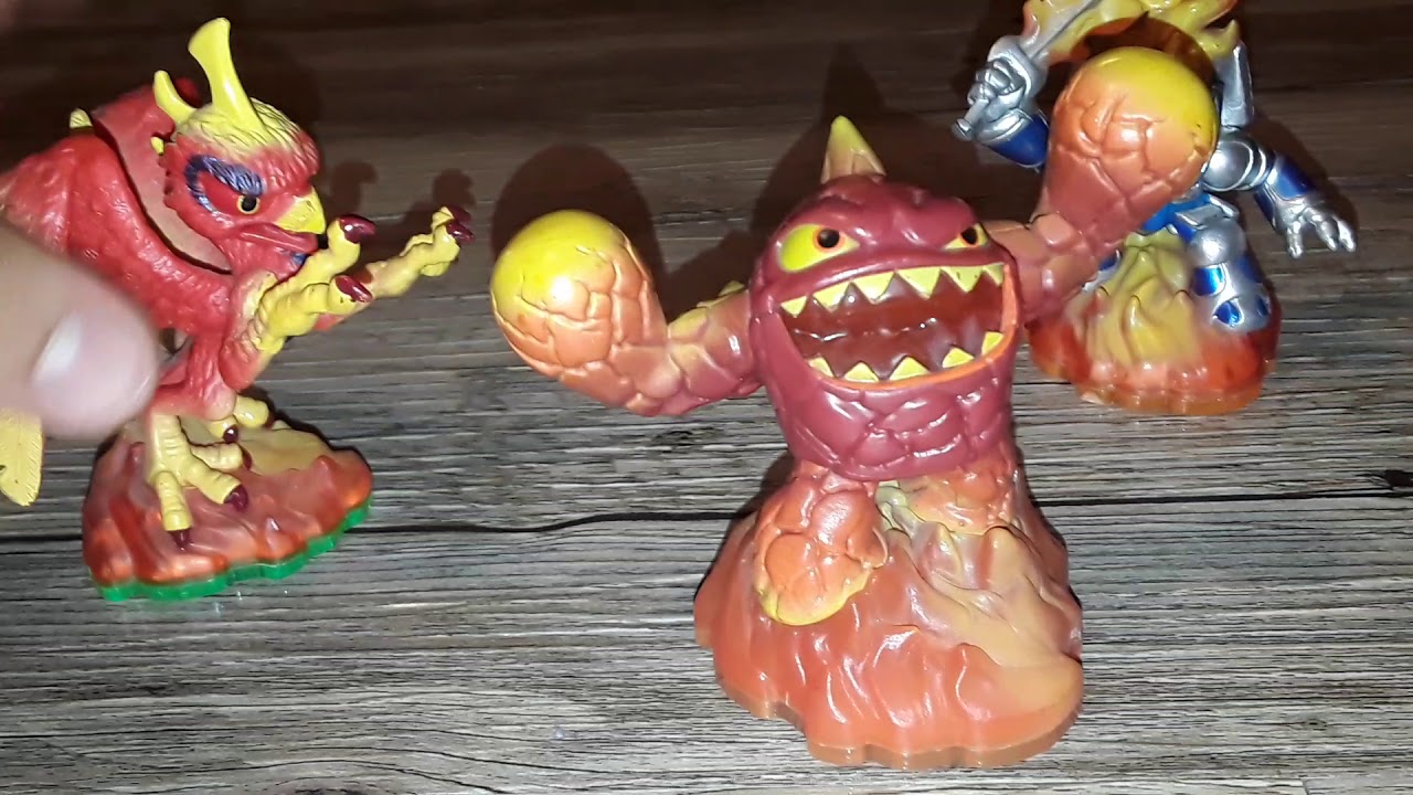 Skylanders Giants all my mini Giants. - YouTube