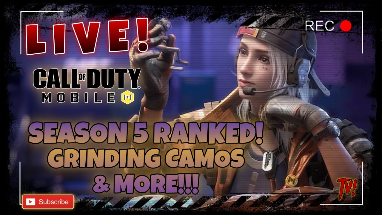 🔴L I V E🔴 CODM | 🏆Season 5 Ranked, Unlocking Camos, & More!!!🔥 | # ...