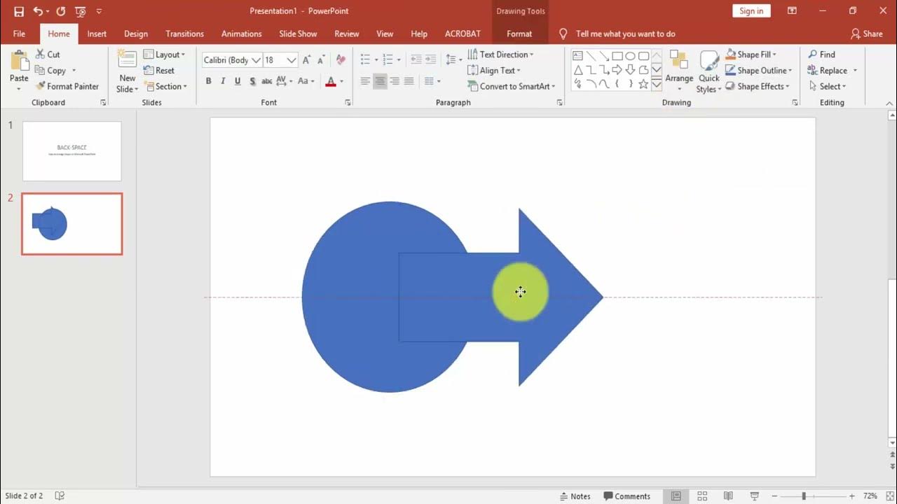 How to arrange shapes in Microsoft PowerPoint - YouTube