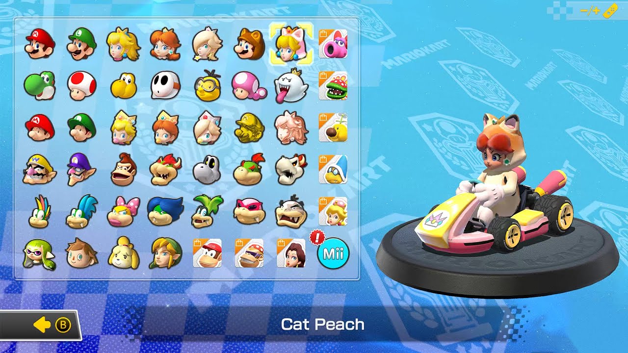 What if you play Cat Daisy in Mario Kart 8 Deluxe (DLC Courses) - YouTube