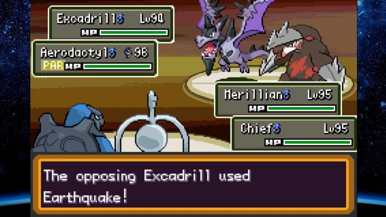 Pokemon Unbound - Vs Elite Four (Insane Difficulty) - YouTube