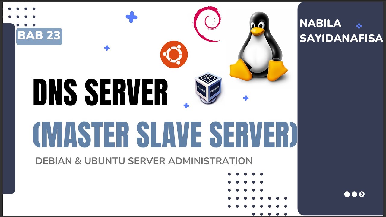 DNS SERVER || MASTER SLAVE SERVER [BAB 23] - YouTube