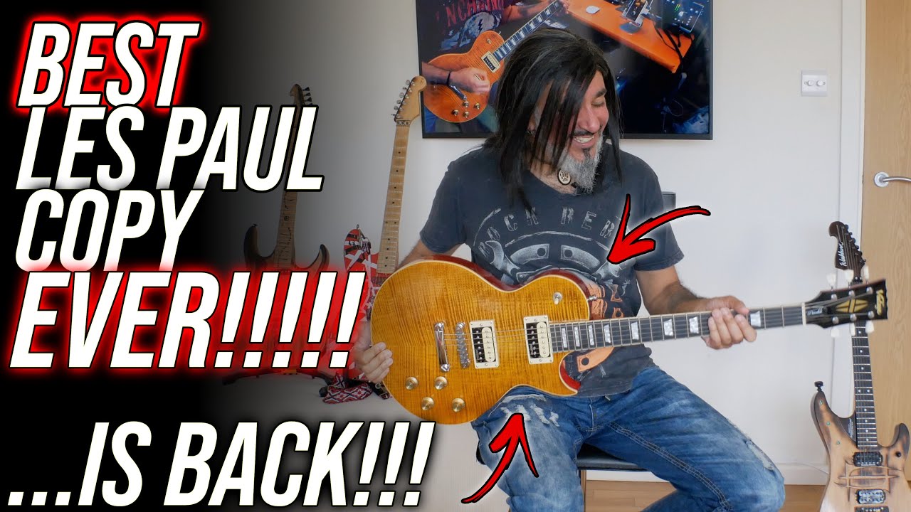The BEST Les Paul Copy EVER? Quite Possibly! Vintage V100AFD Guns'n ...
