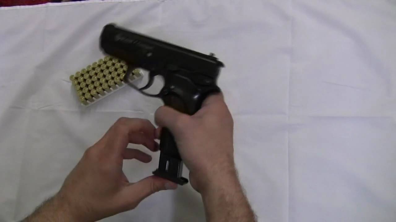 9 MM Blank Firing Replica Guns Automatic Blank Firing Demonstration ...