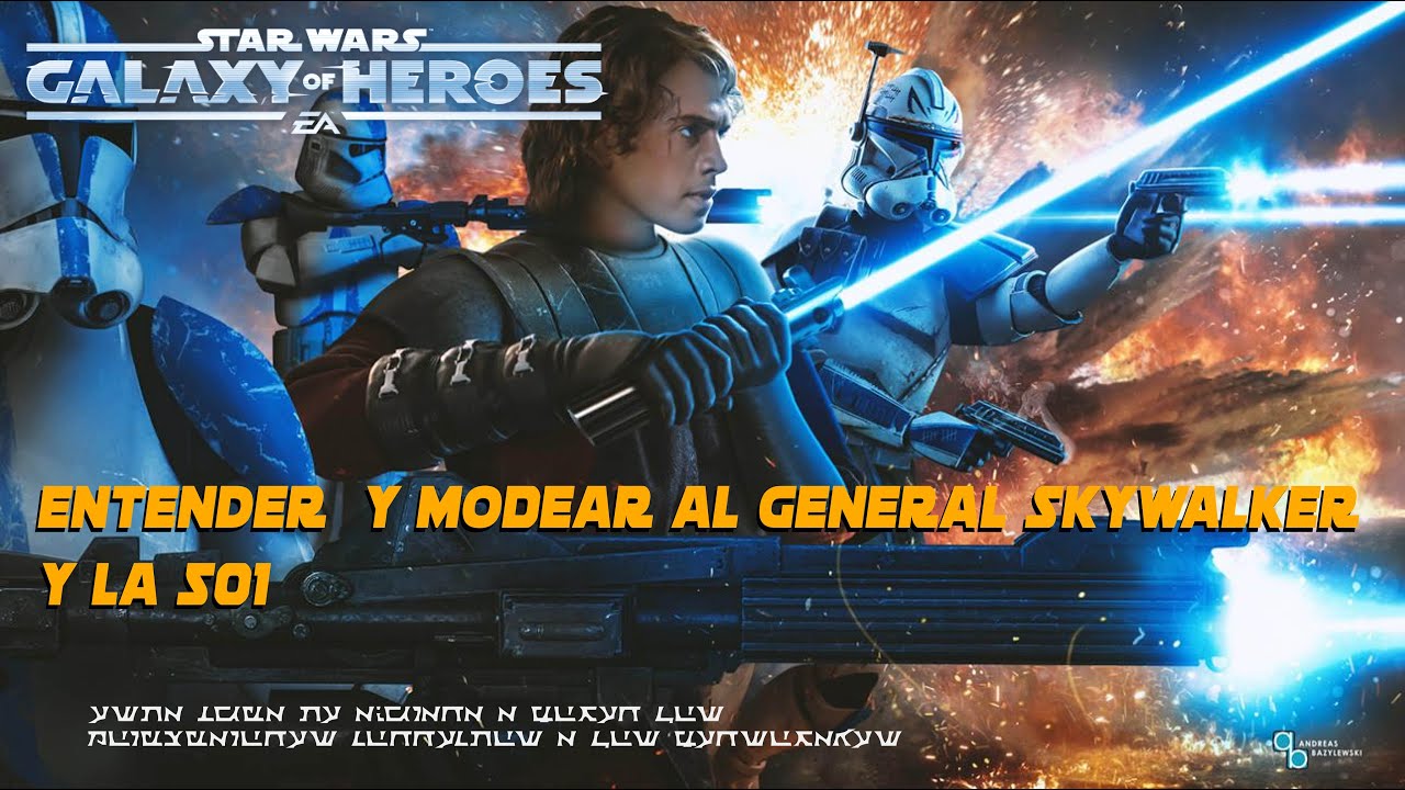 SWGOH: MODS equivocados!!! Guía para entender El equipo de GAS y la 501 ...