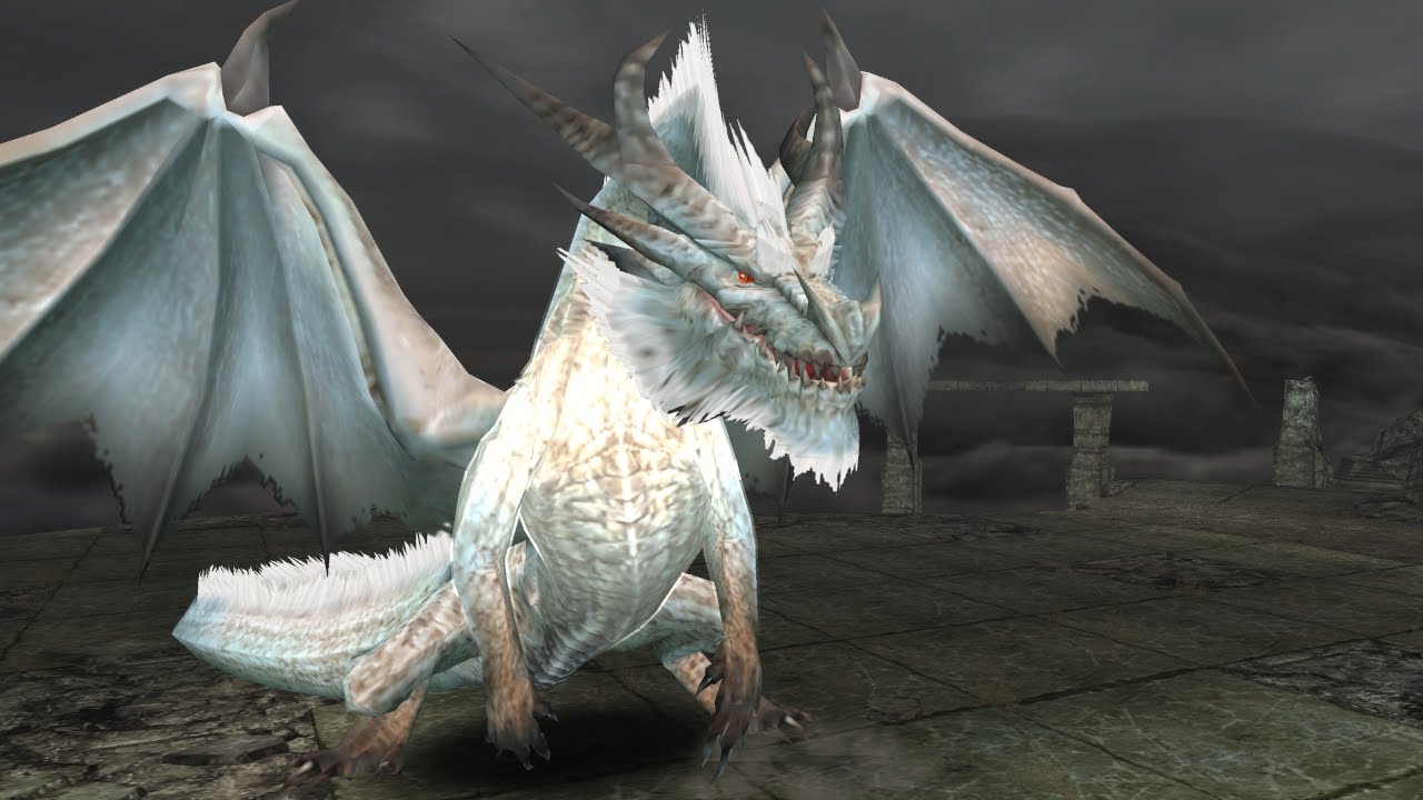 Monster Hunter Freedom Unite - White Fatalis (Boss Fight #56) - YouTube