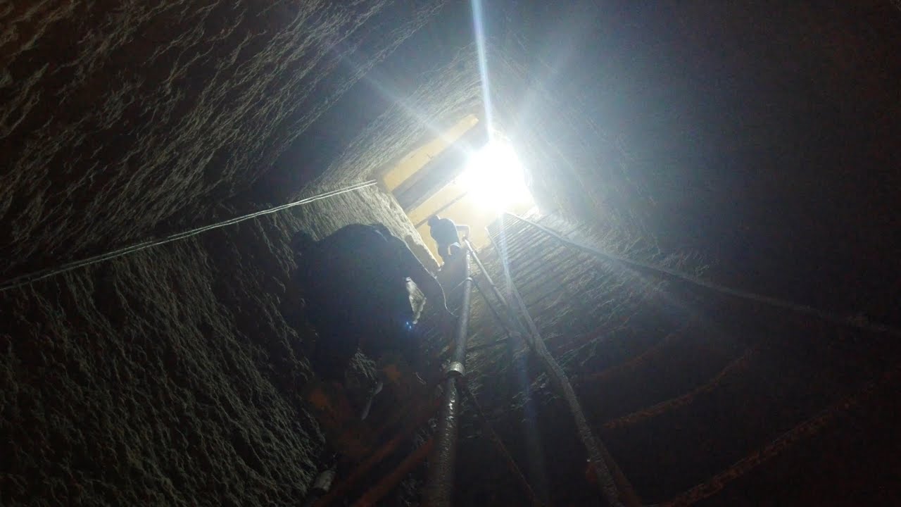 Very Rare Video Of Filming Inside The Osiris Shaft At Giza In Egypt ...