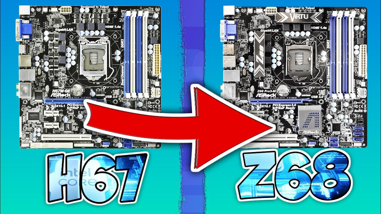 РЕМОНТ И АПГРЕЙД МАТЕРИНСКОЙ ПЛАТЫ H67 ДО Z68 - YouTube