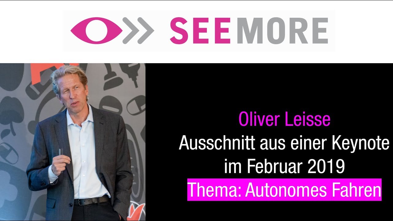 Oliver Leisse Keynote 2019 Ausschnitt Mobility - YouTube