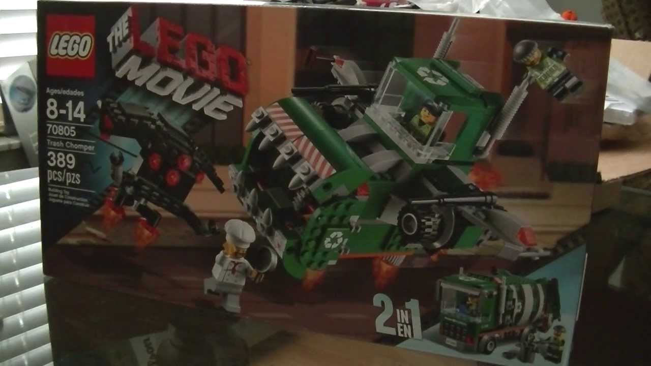 Lego The Movie Set 70805 (2 in 1) Trash Chomper Unboxing and Review ...